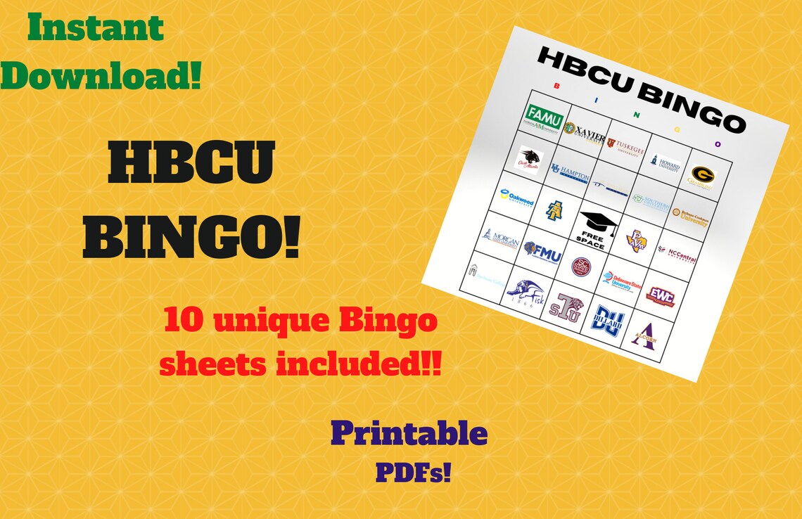 Printable HBCU Activity Pack - Etsy