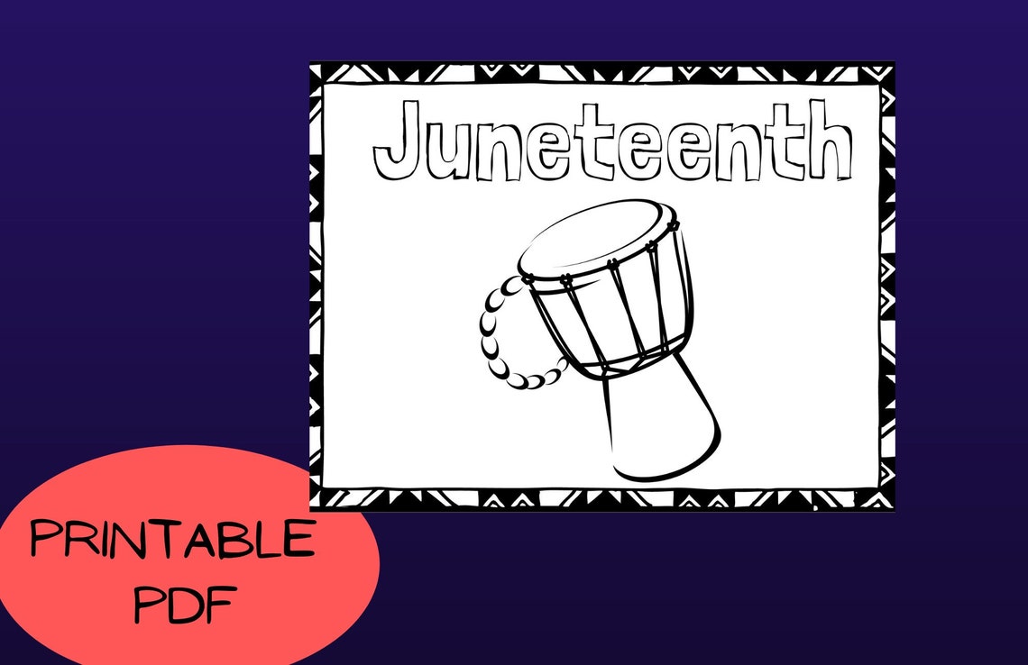 Printable Juneteenth Activity Pages - Etsy