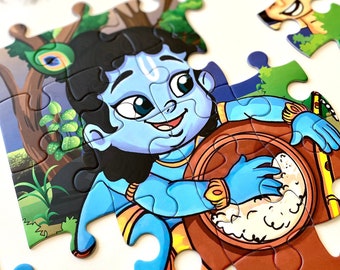 Krishna Kid Puzzle - Etsy