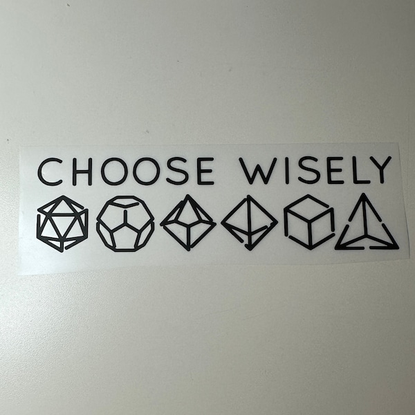 Choose Wisely - Etsy