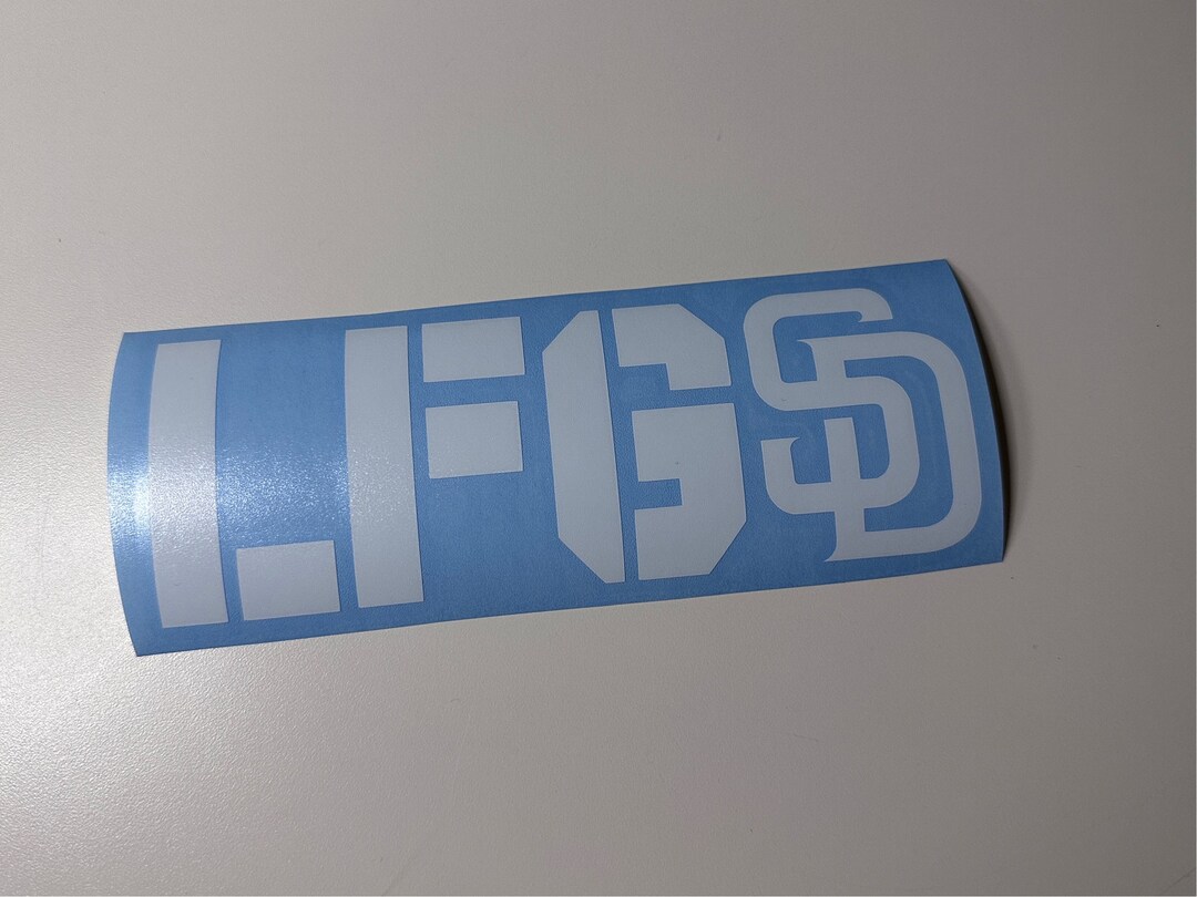 LFGSD San Diego - Vinyl Sticker/decal - Etsy