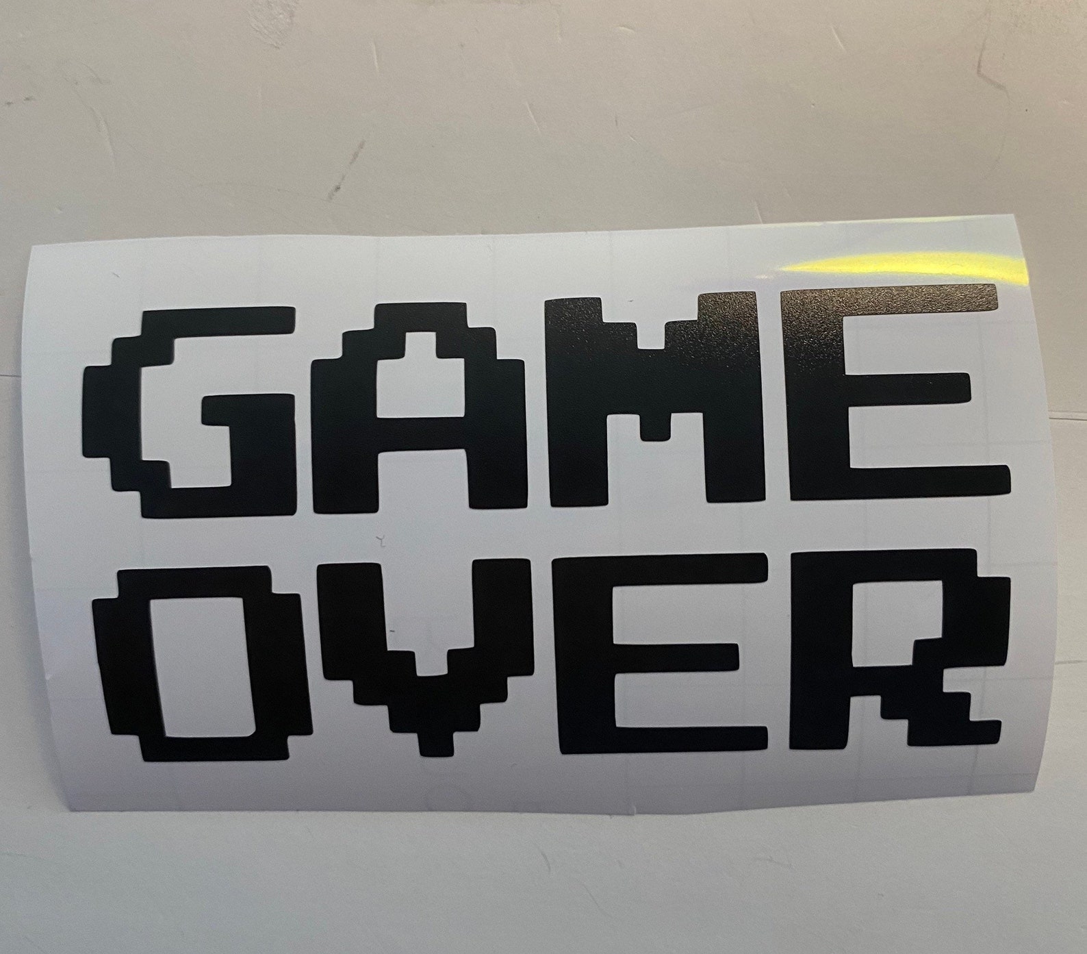 Game Over Vinyl Sticker/decal - Etsy