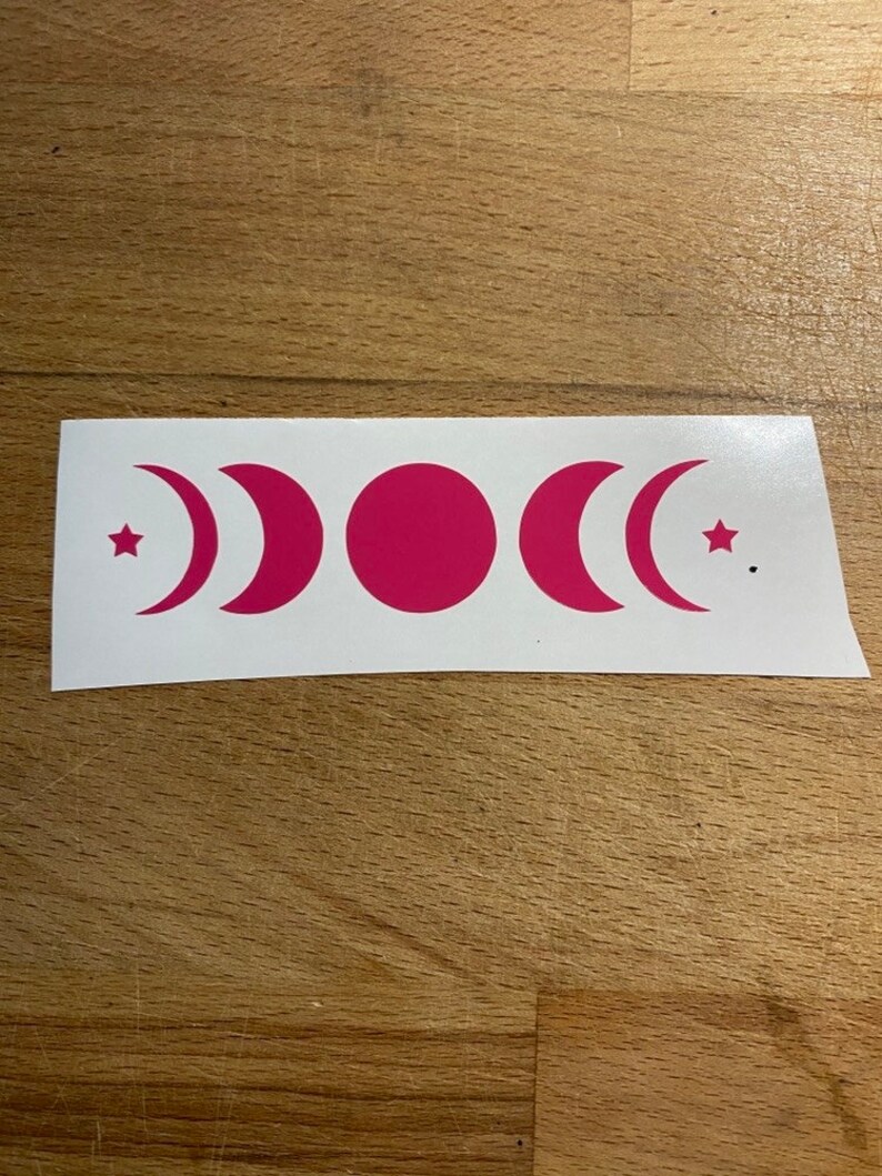 Moon Phases / Cycles Vinyl Sticker/decal - Etsy