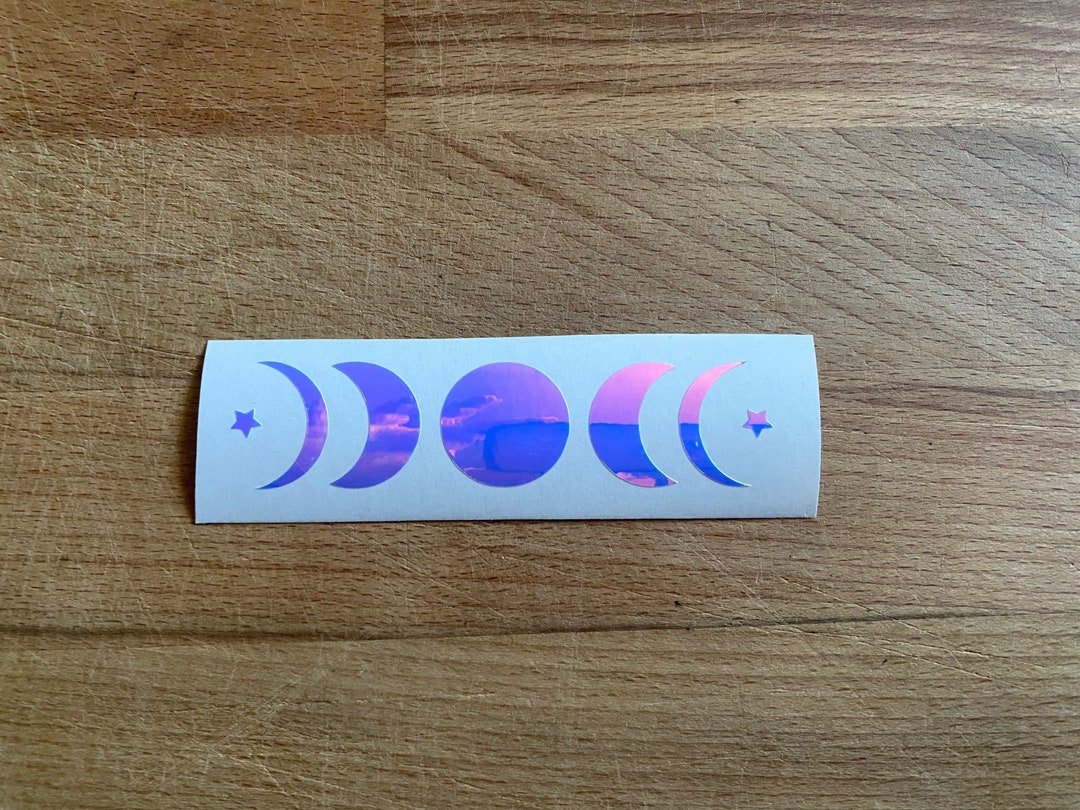 Moon Phases / Cycles - Vinyl Sticker/decal - Etsy