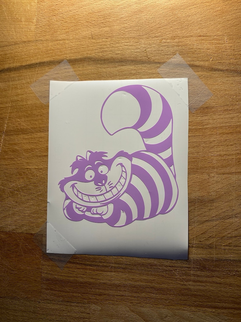 Cheshire Cat Vinyl Sticker/decal - Etsy