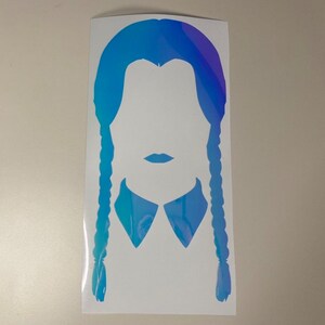 Wednesday Addams Vinyl Sticker/decal - Etsy