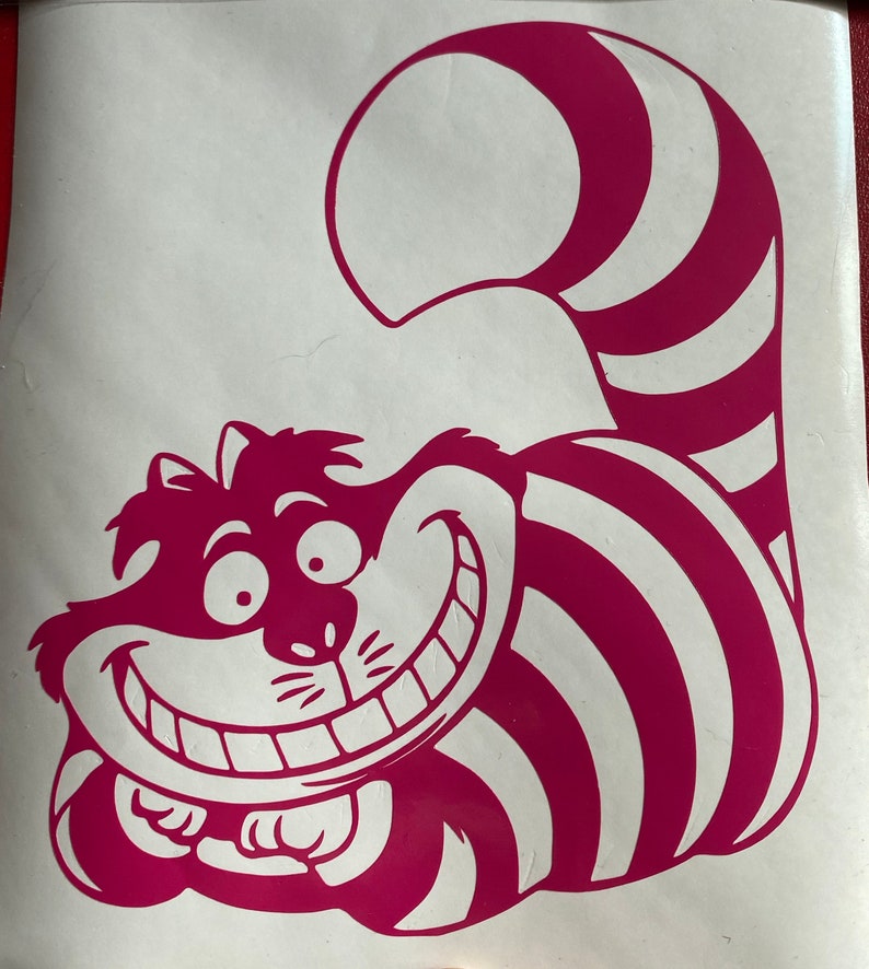 Cheshire Cat Vinyl Sticker/decal - Etsy