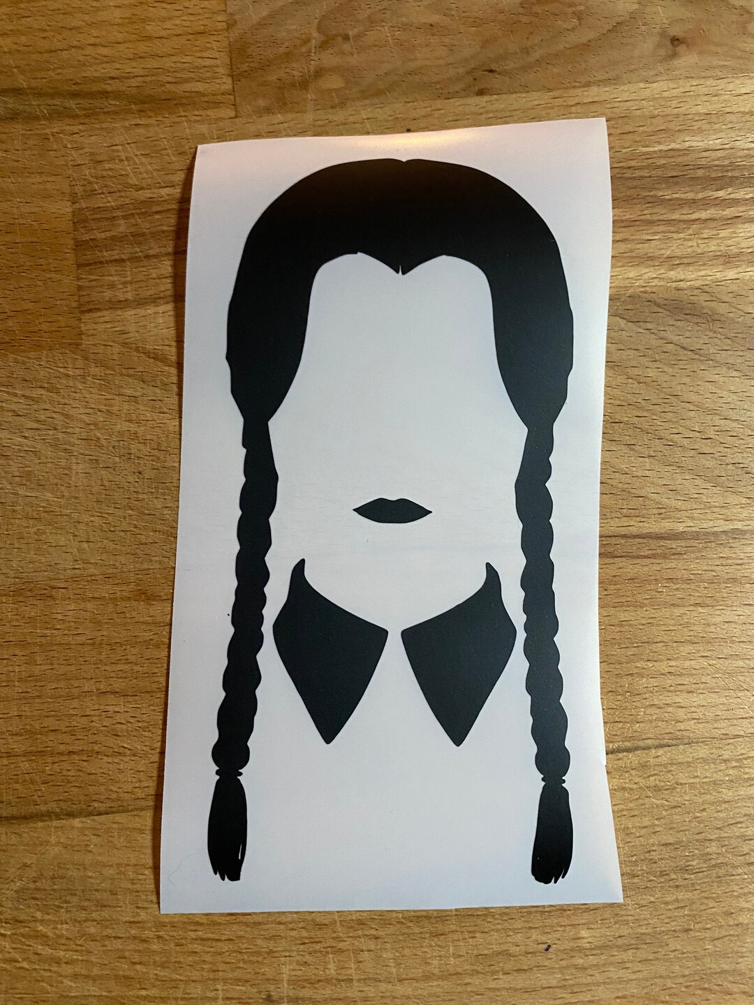 Wednesday Addams Vinyl Sticker/decal - Etsy