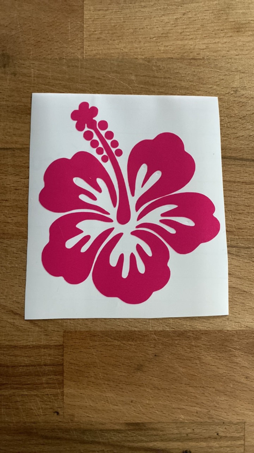 Hibiscus Flower Vinyl Sticker/decal - Etsy