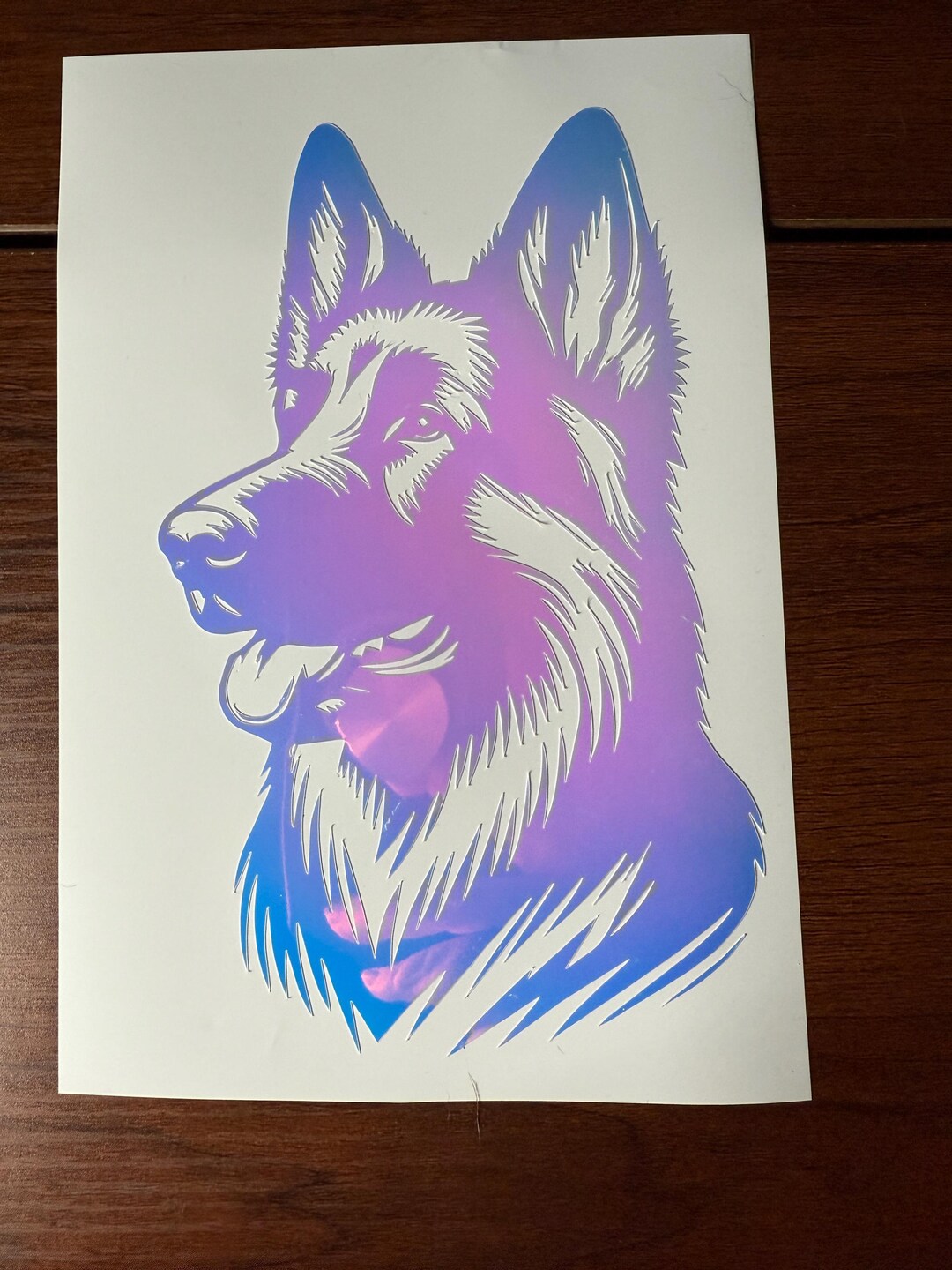 German Shepherd - Vinyl Sticker/decal - Etsy
