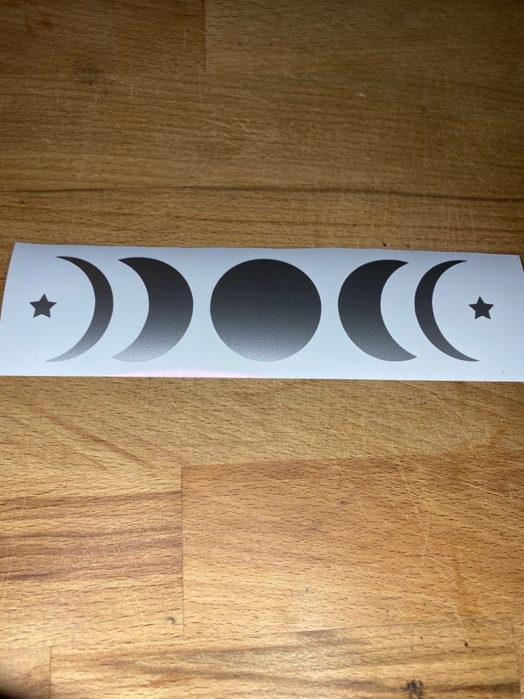 Moon Phases / Cycles Vinyl Sticker/decal - Etsy