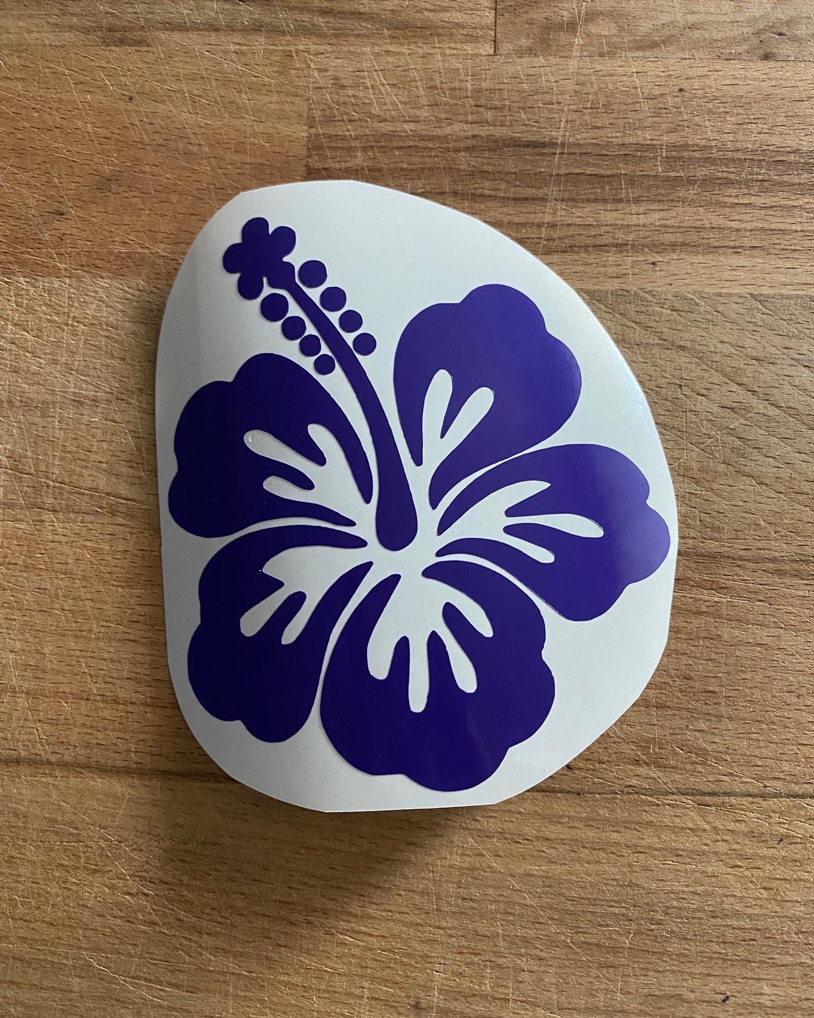 Hibiscus Flower Vinyl Sticker/decal - Etsy