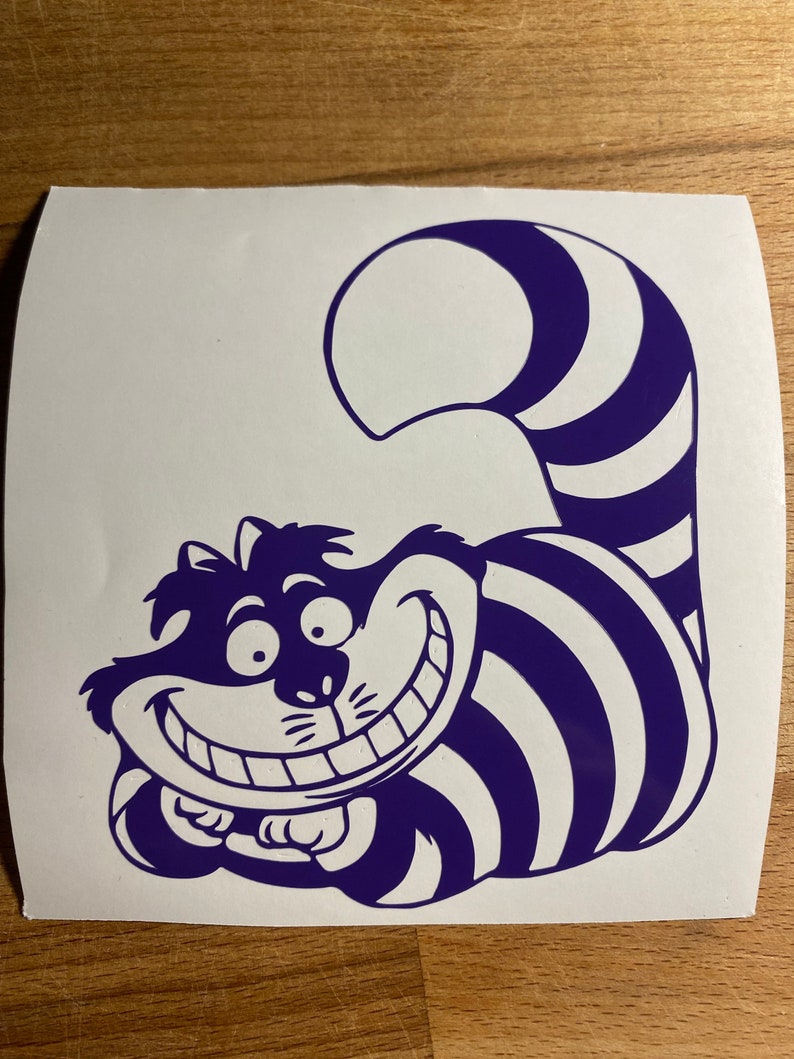 Cheshire Cat Vinyl Sticker/decal - Etsy