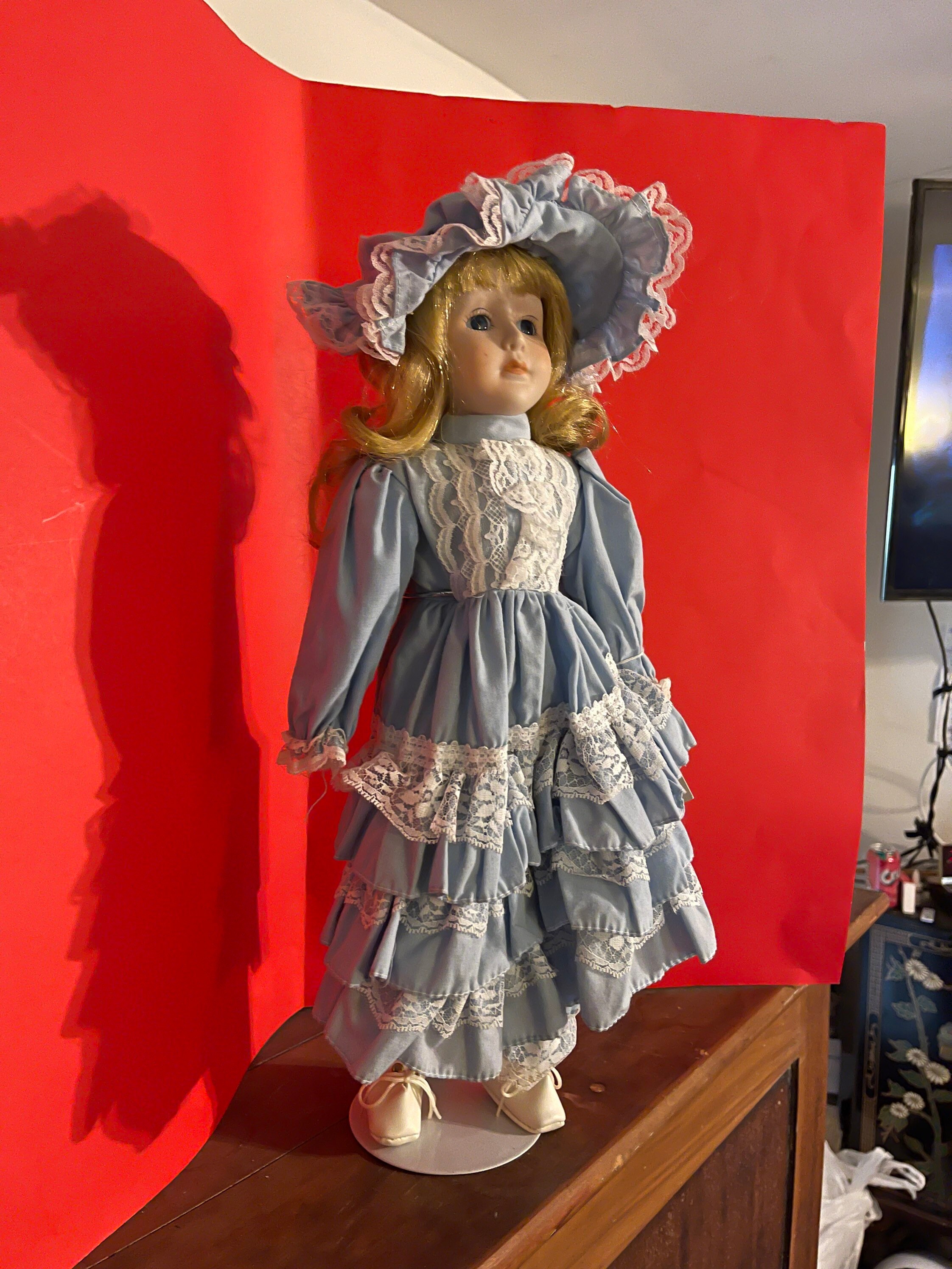 Heritage Collector Vintage Porcelain Doll Wind up Musical Doll - Etsy