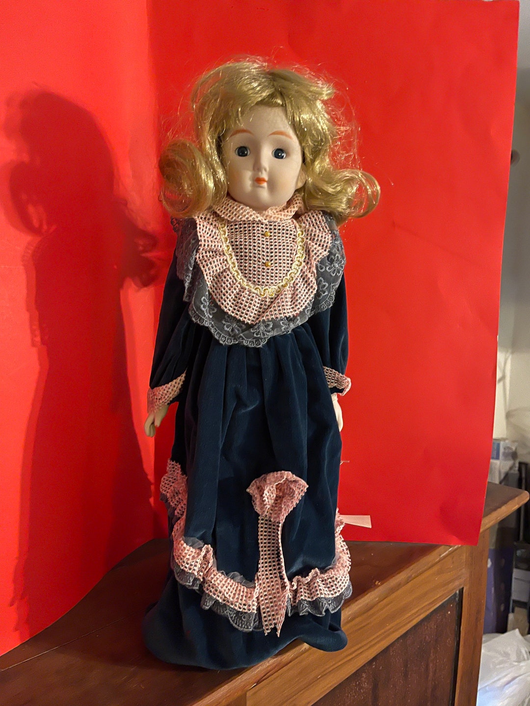 Heritage Collector Vintage Porcelain Doll Wind up Musical Doll - Etsy