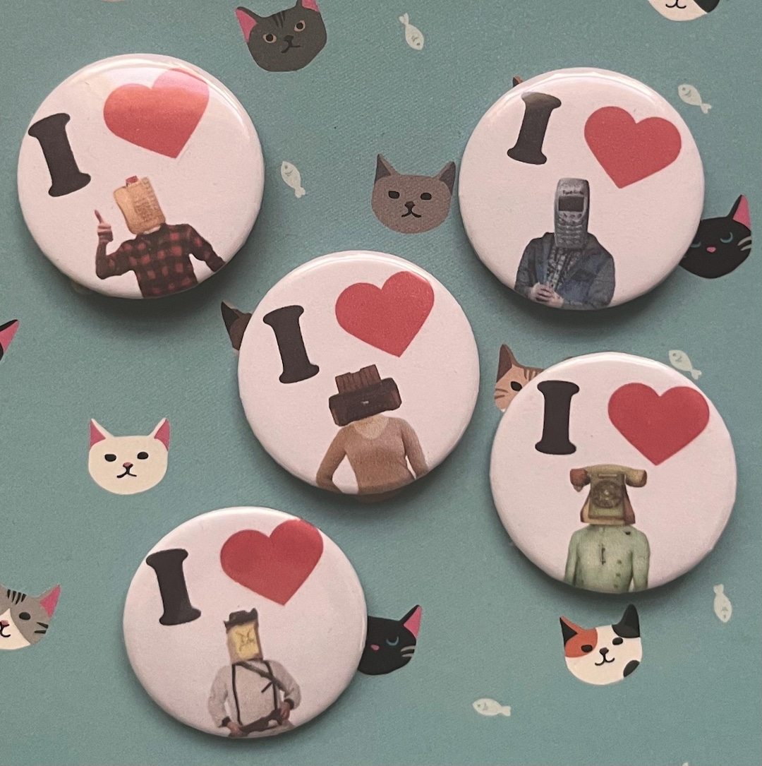 I Heart; Dialtown 1.5 Pinback Buttons - Etsy