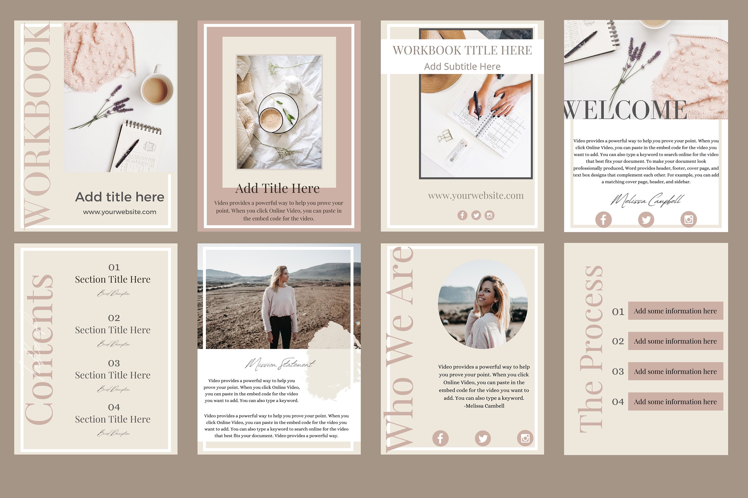 Editable Workbook Template Ebook Template Lead Magnet | Etsy