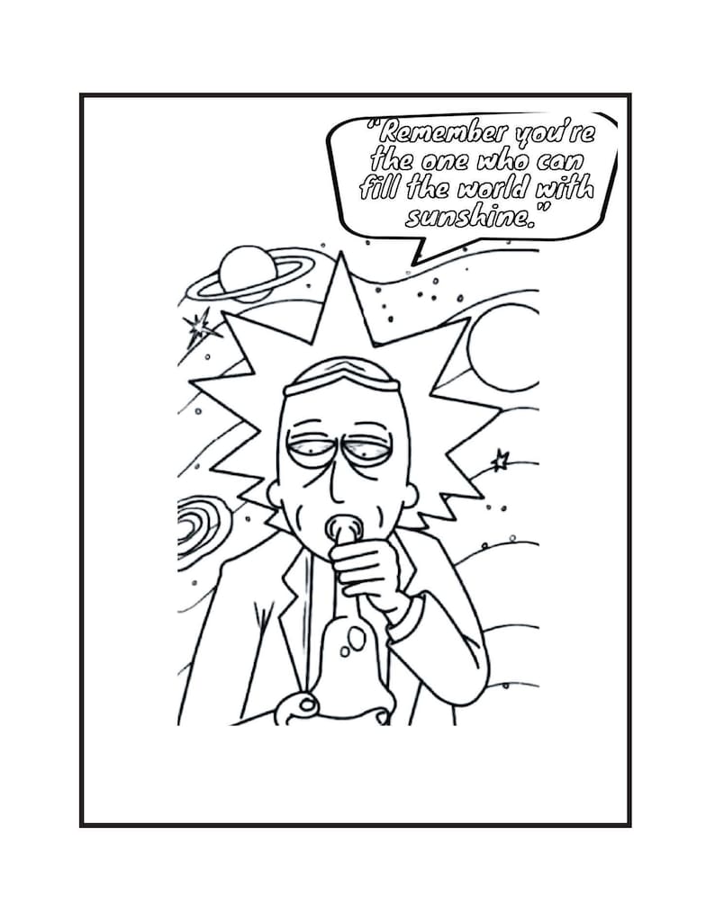 10 Animated Stoner Coloring Pages - Etsy