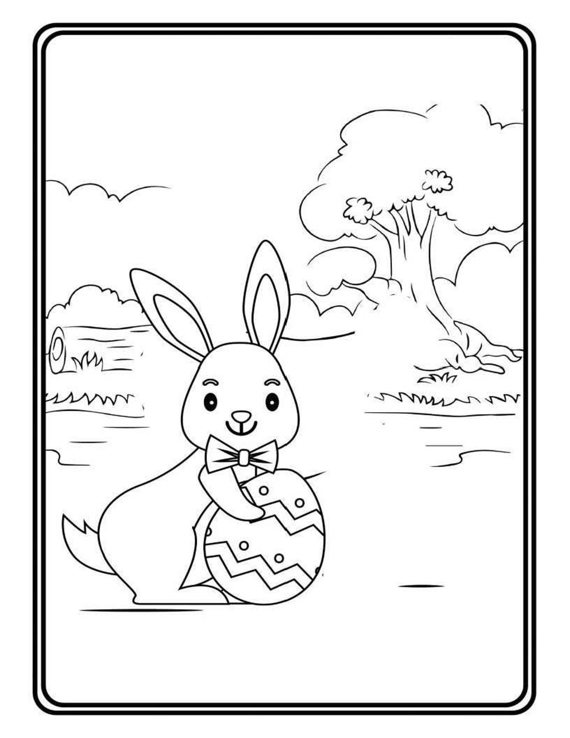 40 - Kids Easter Coloring Pages - Etsy