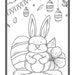 40 - Kids Easter Coloring Pages - Etsy