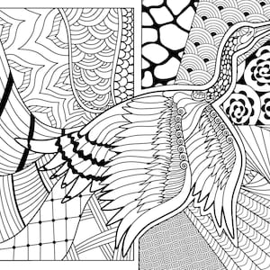 20 - Mosaic Animal Coloring Pages - Etsy