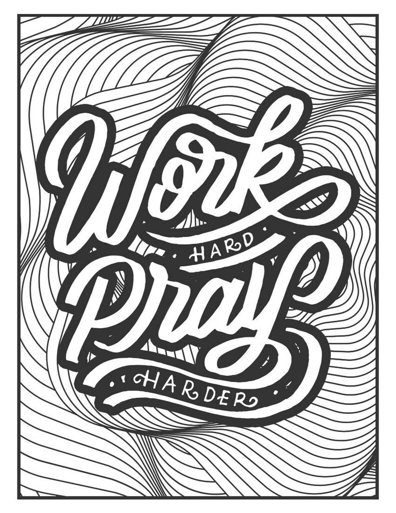 20 - Motivational Coloring Pages - Etsy