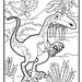 50 - Dinosaur Coloring Pages - Etsy