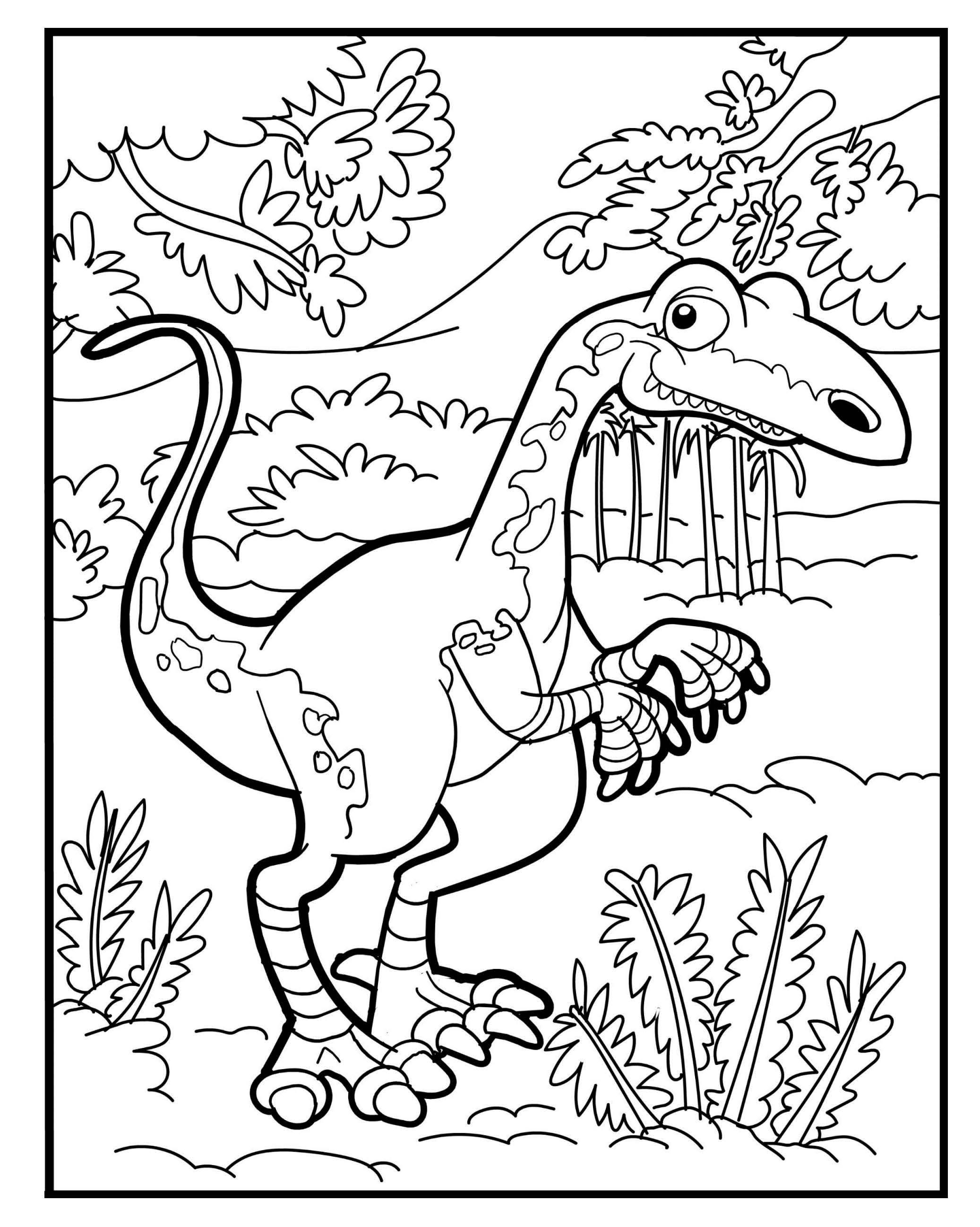50 - Dinosaur Coloring Pages - Etsy