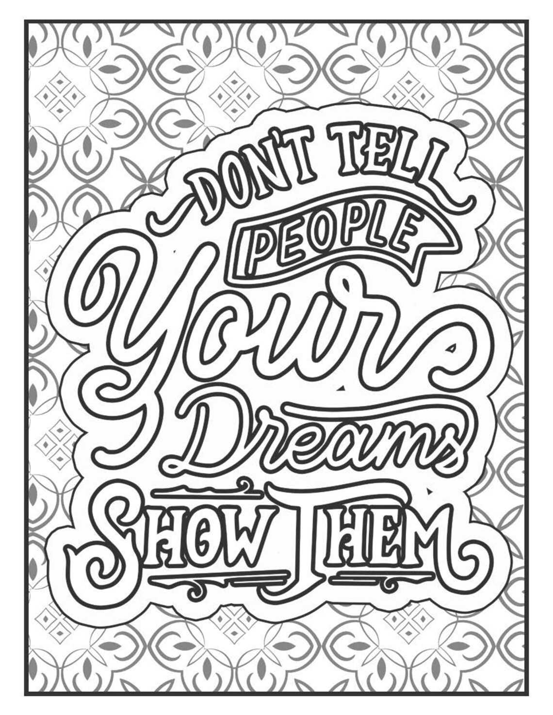 20 - Motivational Coloring Pages - Etsy