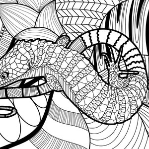 20 - Mosaic Animal Coloring Pages - Etsy