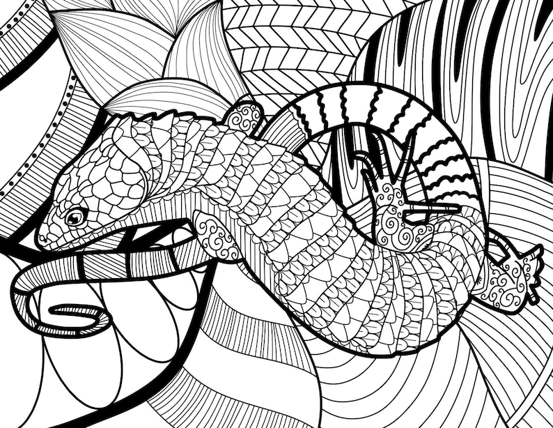 20 - Mosaic Animal Coloring Pages - Etsy