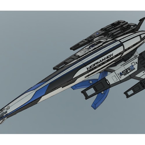 Mass Effect Normandy SR2 Model Plans | Etsy