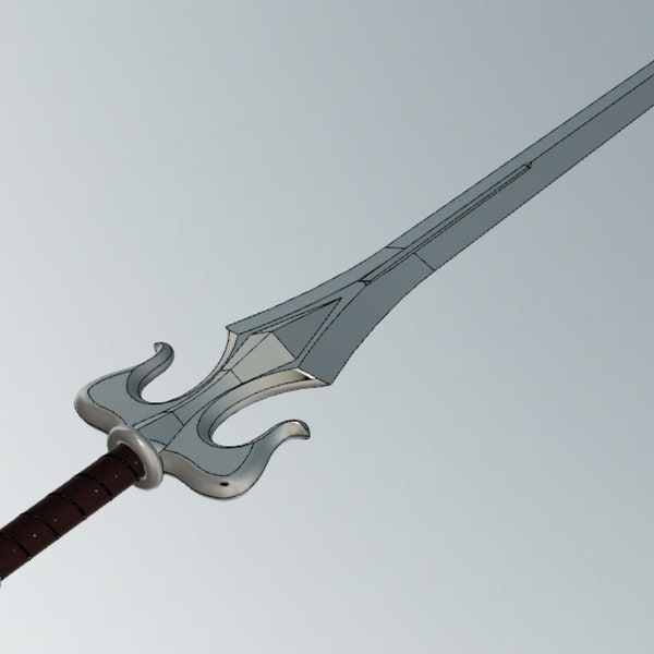 3d Printed He Man Sword - Etsy
