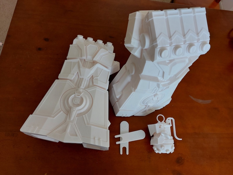 3D Printed Wearable Vi Fist Gauntlets From Arcane - Etsy