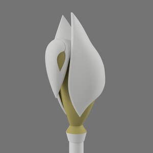 3D Printed Raven Staff Topper - Etsy