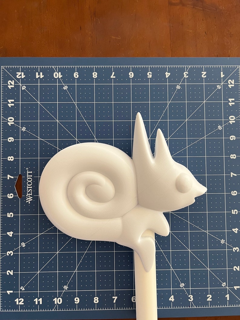 3D Printed Chameleon Staff Topper - Etsy