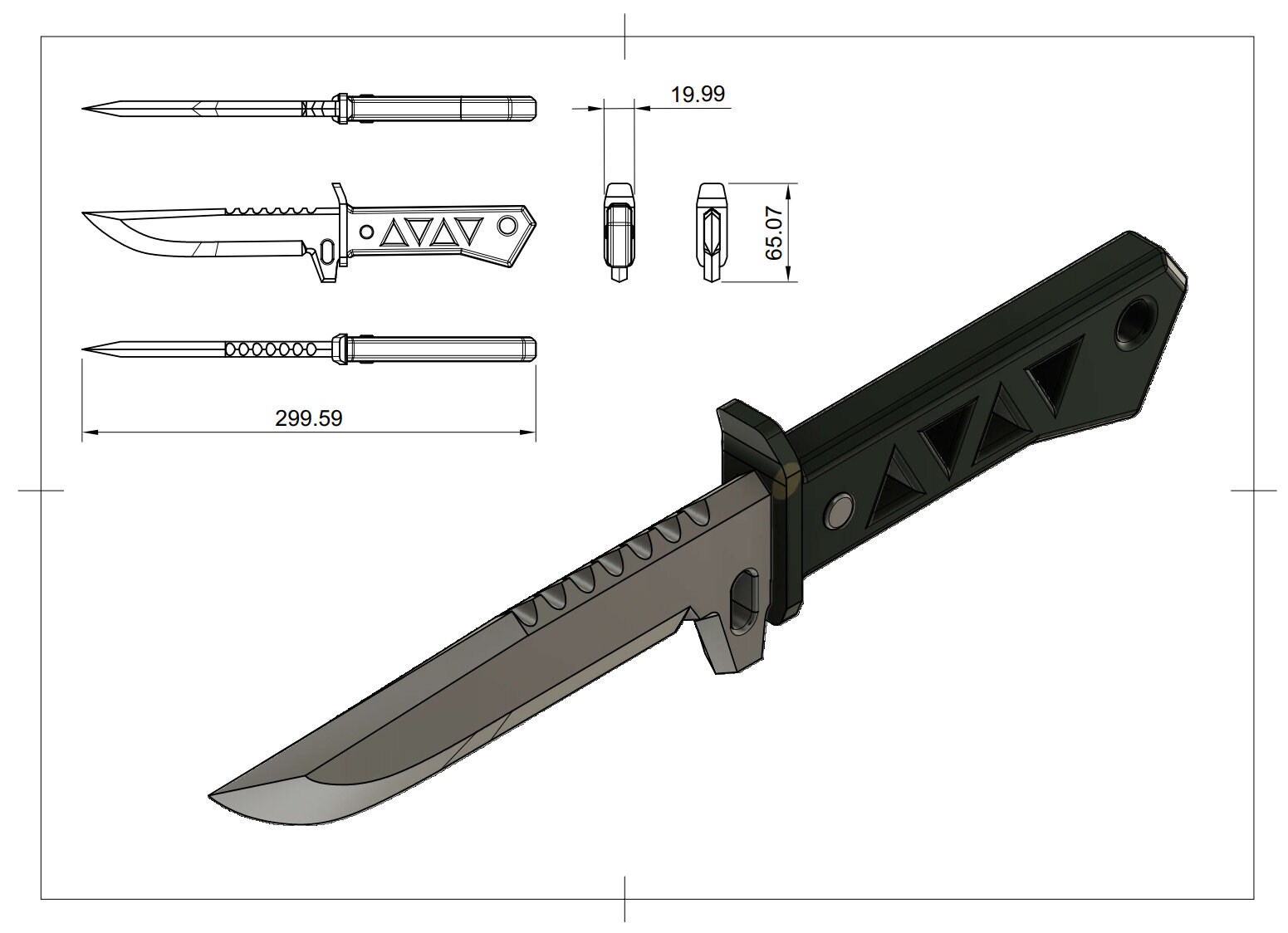 Valorant Xenohunter Knife 3D Printed Cosplay Kit - Etsy Australia