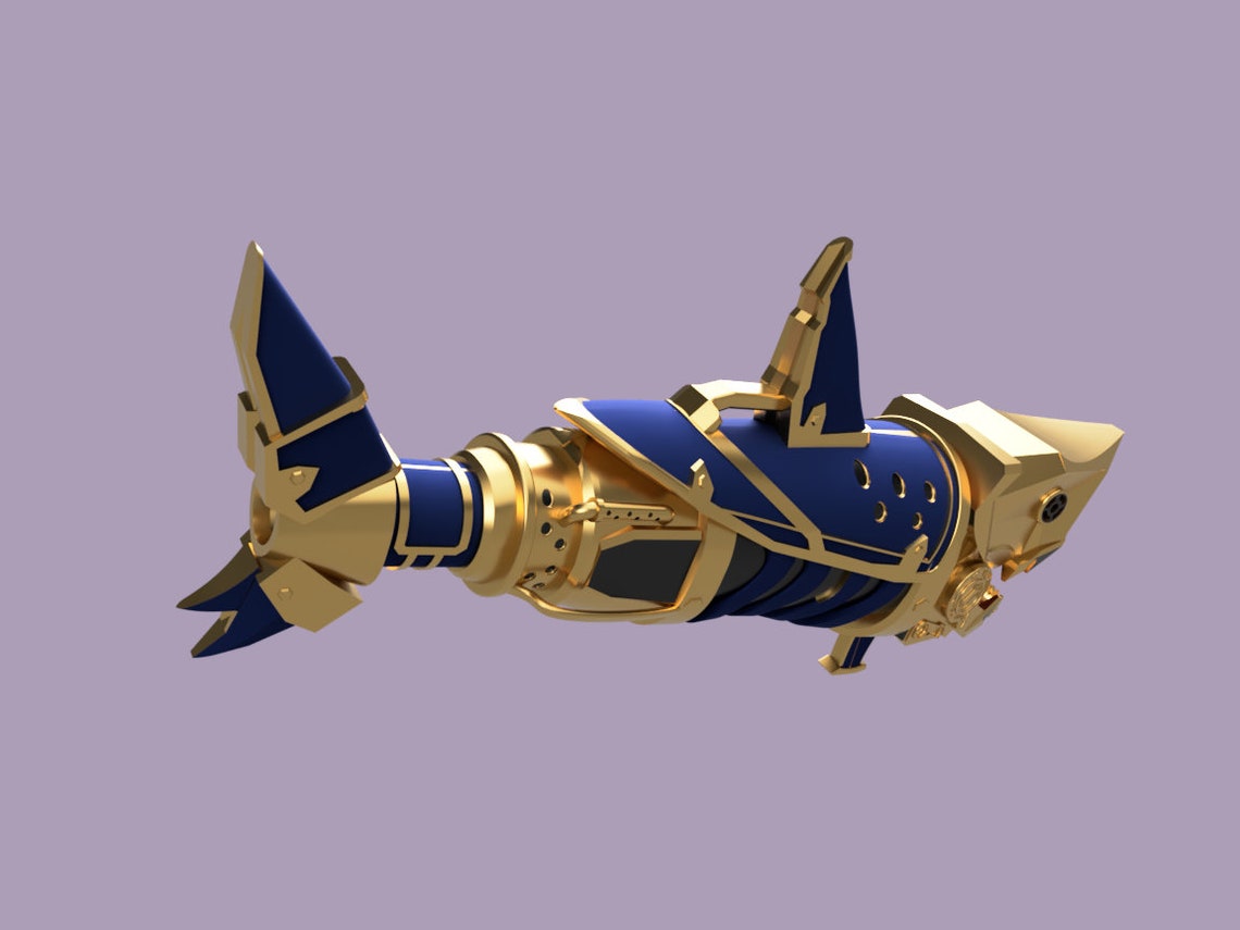 Jinx Shark Cannon Fishbones 3D Model STL File From Arcane - Etsy Canada
