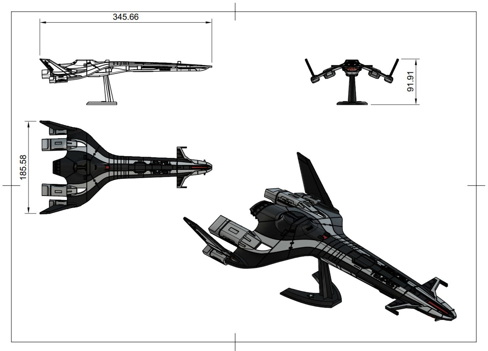 Tempest 3D Model STL From Mass Effect Andromeda - Etsy