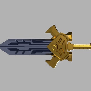 3D Printed CGI He-man Sword Kit - Etsy