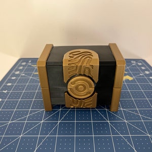 3D Printed Sheikah Treasure Chest: Switch Cartridge Box - Etsy