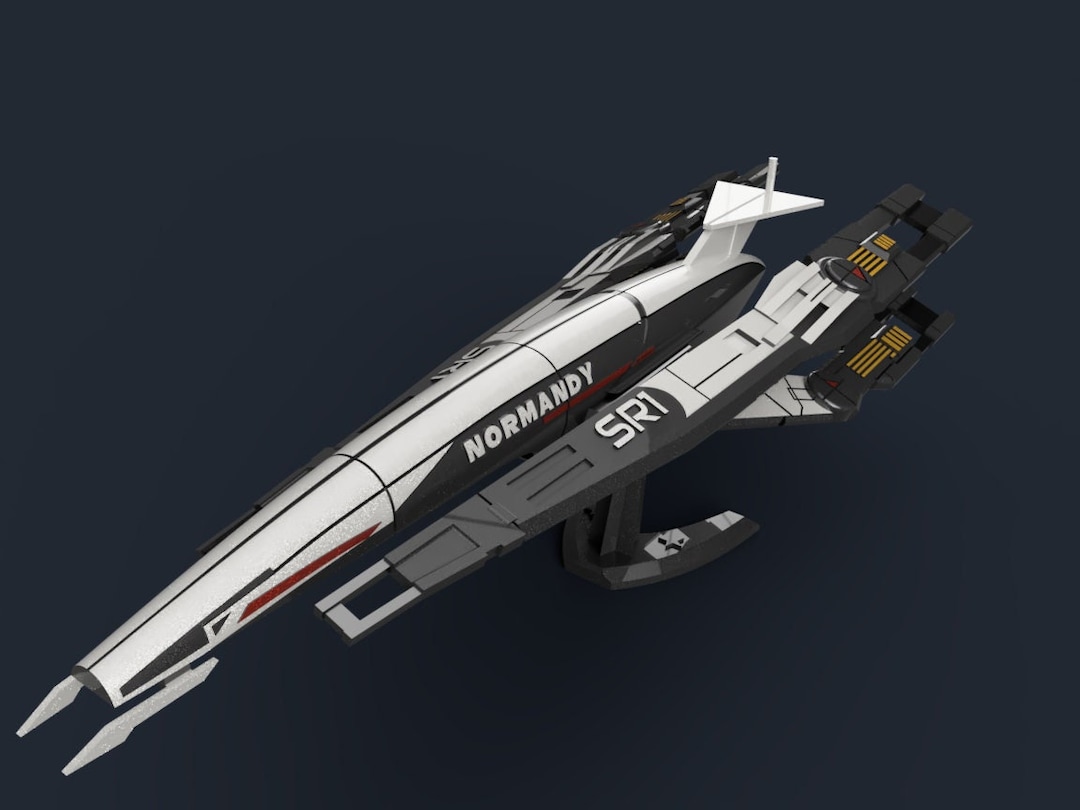 3D Printed Normandy SR1 From Mass Effect - Etsy