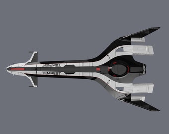 Tempest 3D Model STL From Mass Effect Andromeda - Etsy