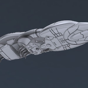 3D Printed Geth Cruiser From Mass Effect - Etsy