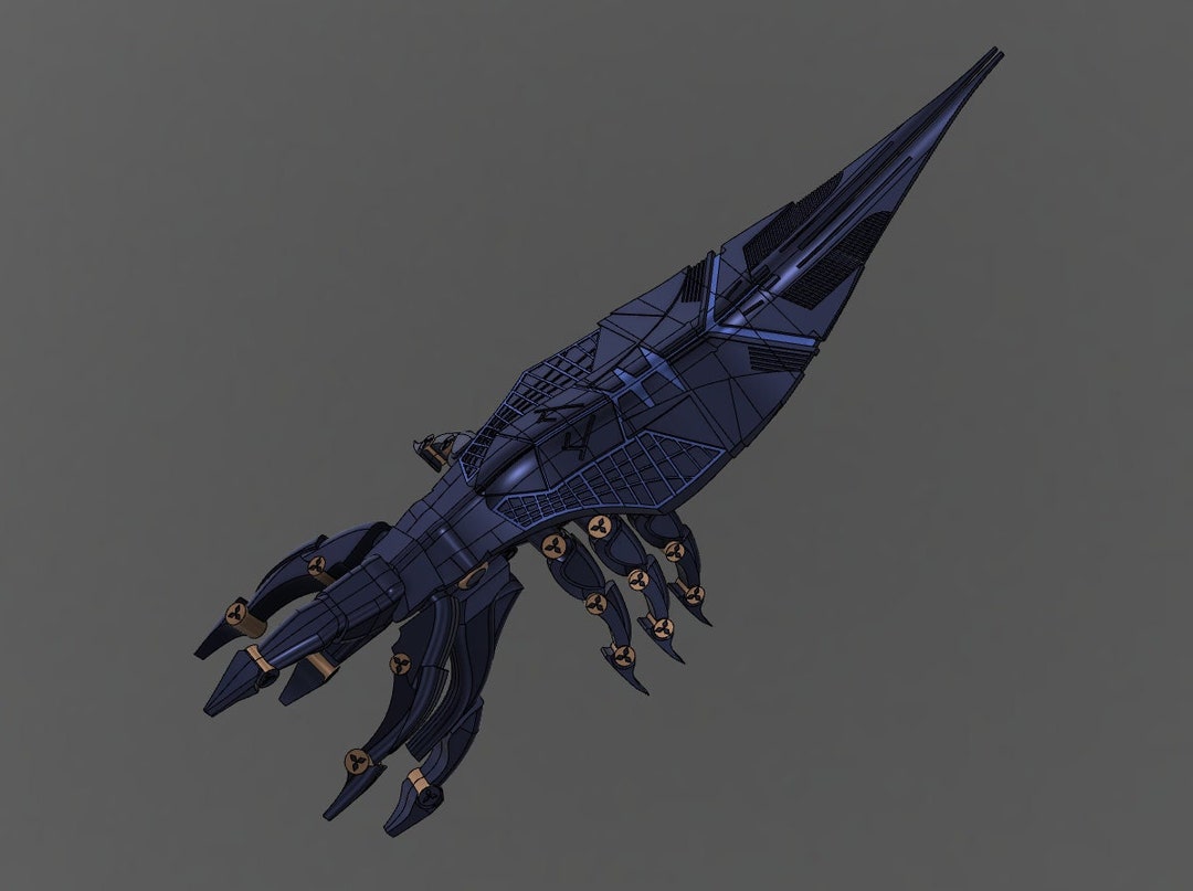 3D Printed Capital Reaper Sovereign From Mass Effect - Etsy
