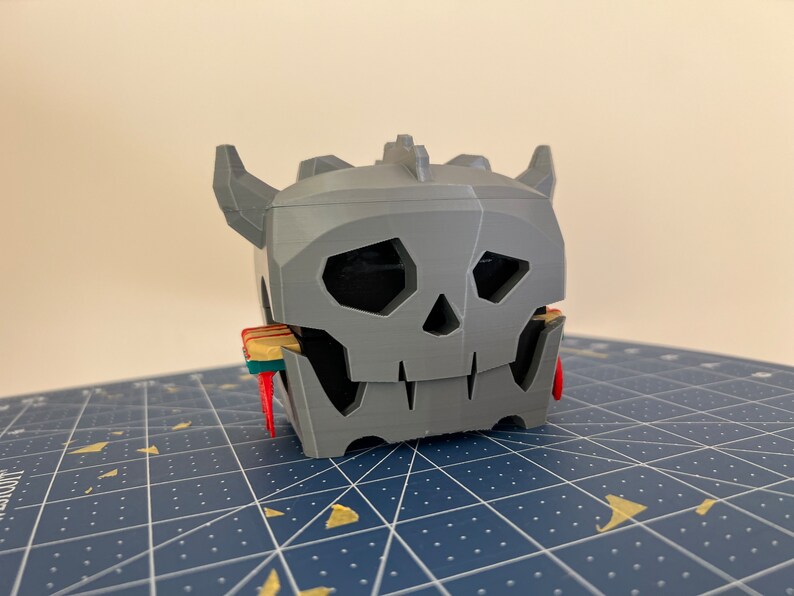 3D Printed Stone Chest: Bokoblin Skull Shape - Etsy