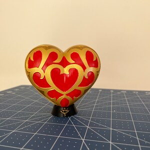 3D Printed Link Heart Container - Etsy