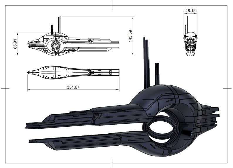 3D Printed Mass Relay From Mass Effect - Etsy