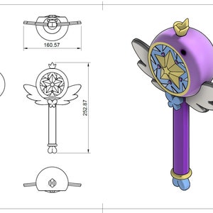 Star Butterfly Wand 1.0 Cosplay 3D Print Kit - Etsy