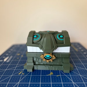 3D Printed Stone Treasure Chest: Frog Shape - Etsy